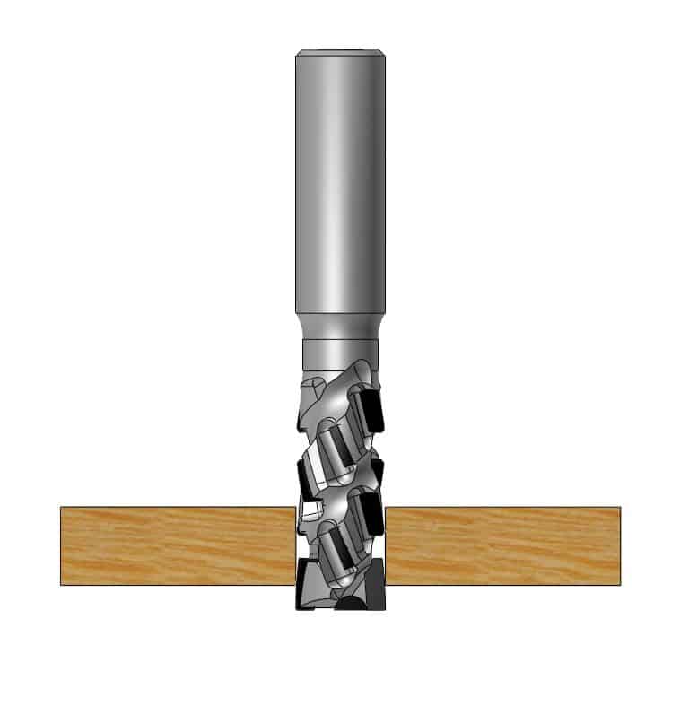 TELCON-PCD Router 2+2 20x38 mm